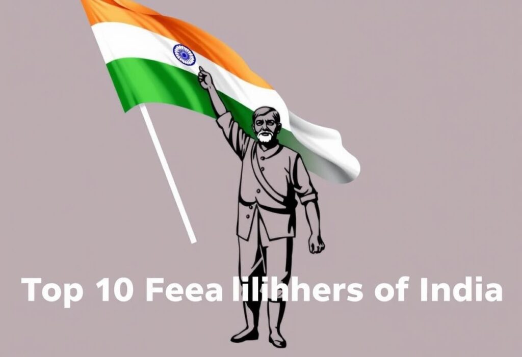 Top 10 Freedom Fighters of India: Icons of Courage and Sacrifice ...